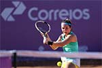 Gabriela Cé salva match point e avança no Brasil Tennis Cup - Cartão de ...