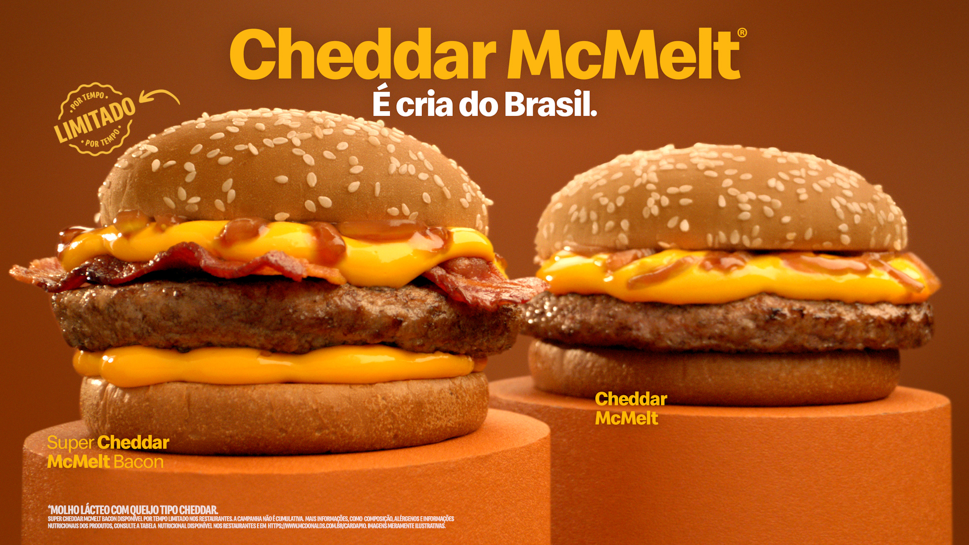 McDonald's celebra o sucesso do Cheddar McMelt no Brasil e apresenta ...