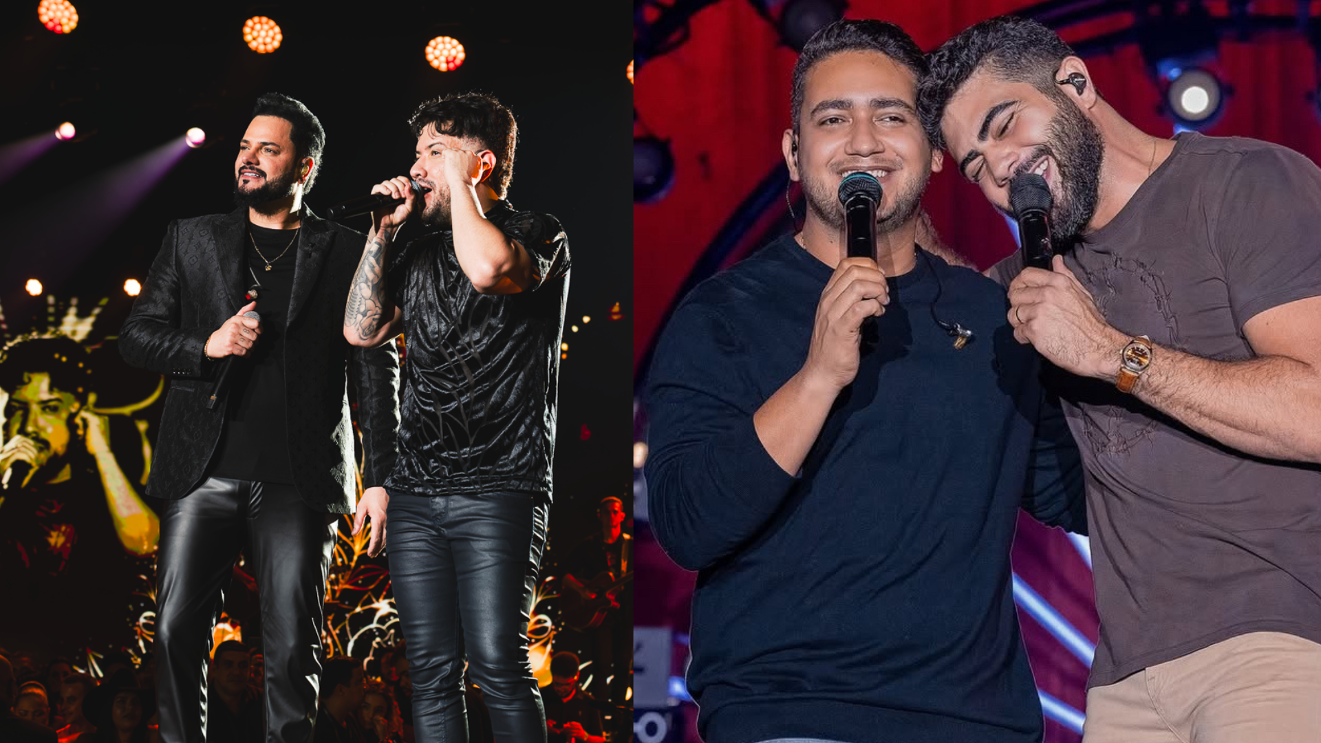 Diego & Victor Hugo e Henrique & Juliano dominam o topo das paradas com ...