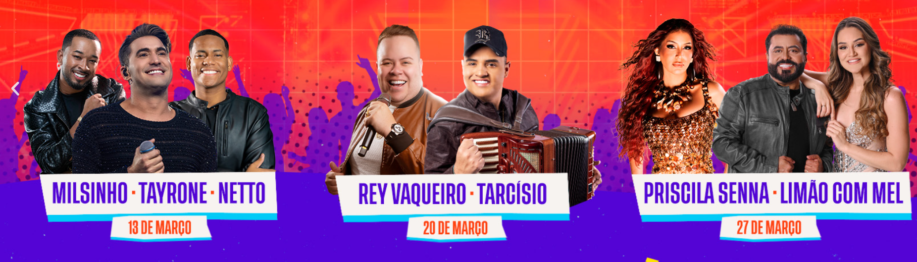 Priscila Senna, Limão com Mel e Tarcísio do Acordeon fazem show no mês ...